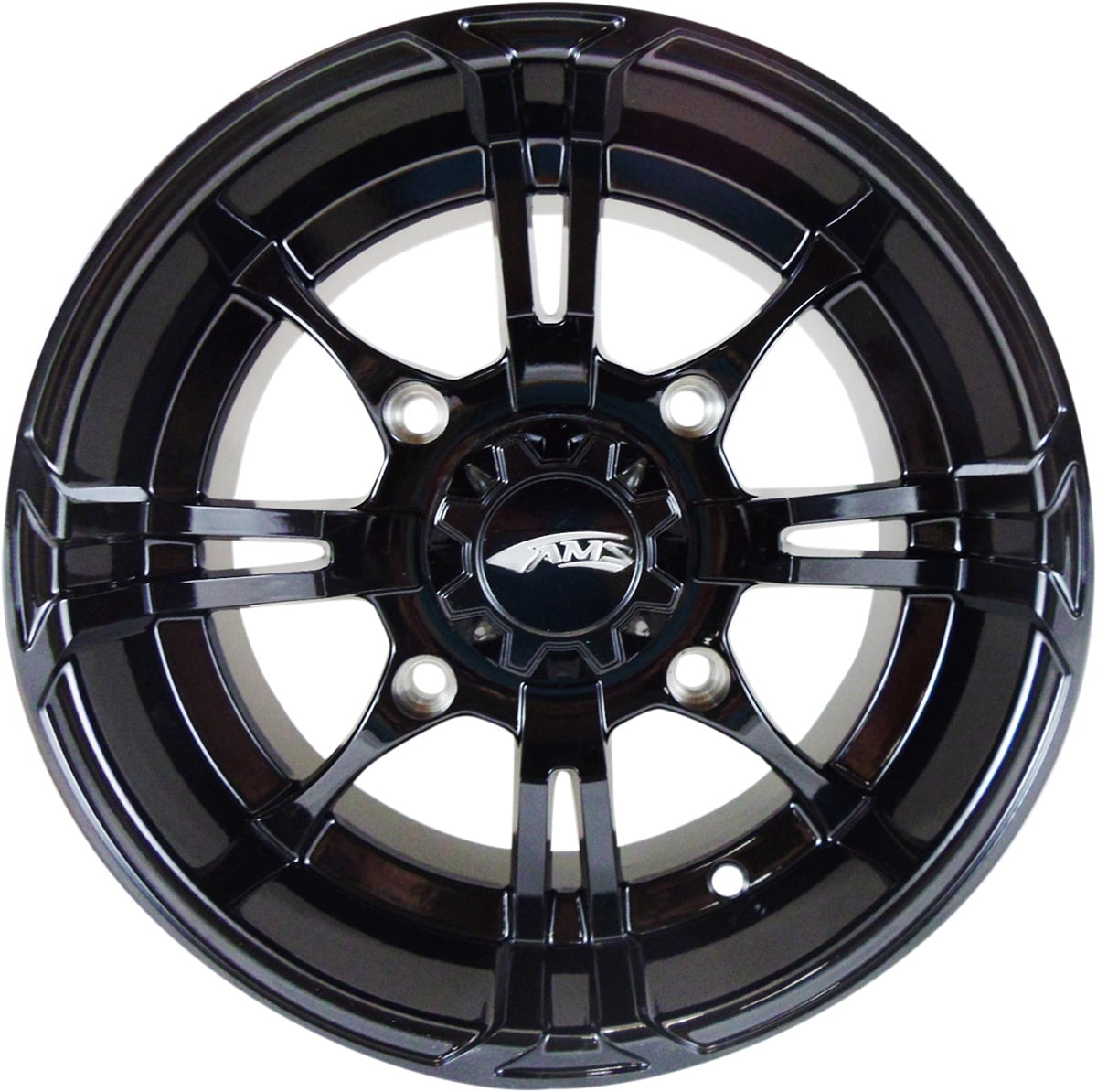 AMS Aluminum Rim 16.00 x 16.00 x 10.00, Matte Black - Walmart.com