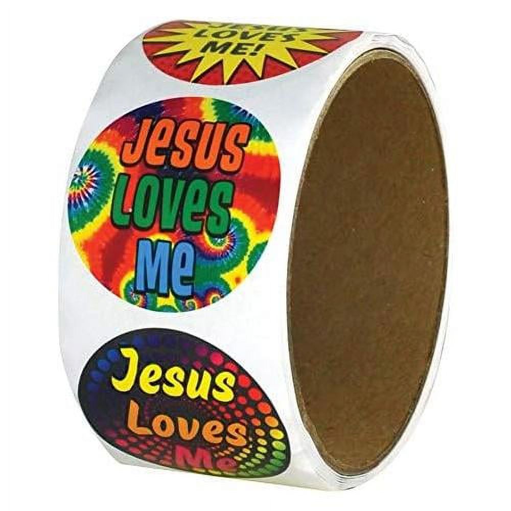Roll Of 100 Assorted Religious Stickers For VBS, Sunday School ...
