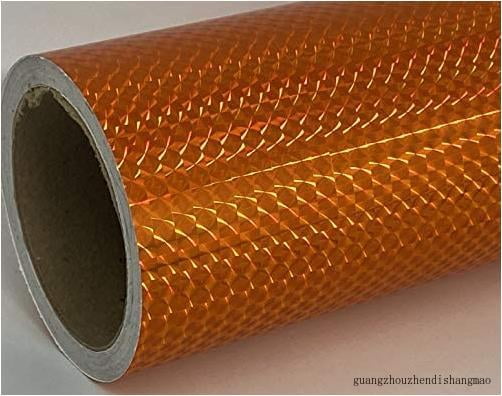 Roll Of Sign Vinyl, Holographic 1/4'' Mosaic, Self-Adhesive (12 Inch X ...