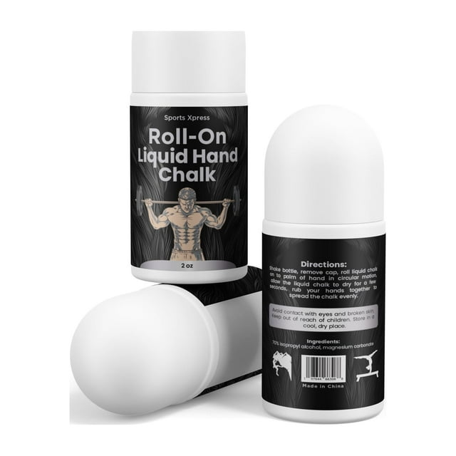 Roll-On Liquid Hand Chalk, Liquid Chalk, Gym Chalk, Weightlifting Chalk ...