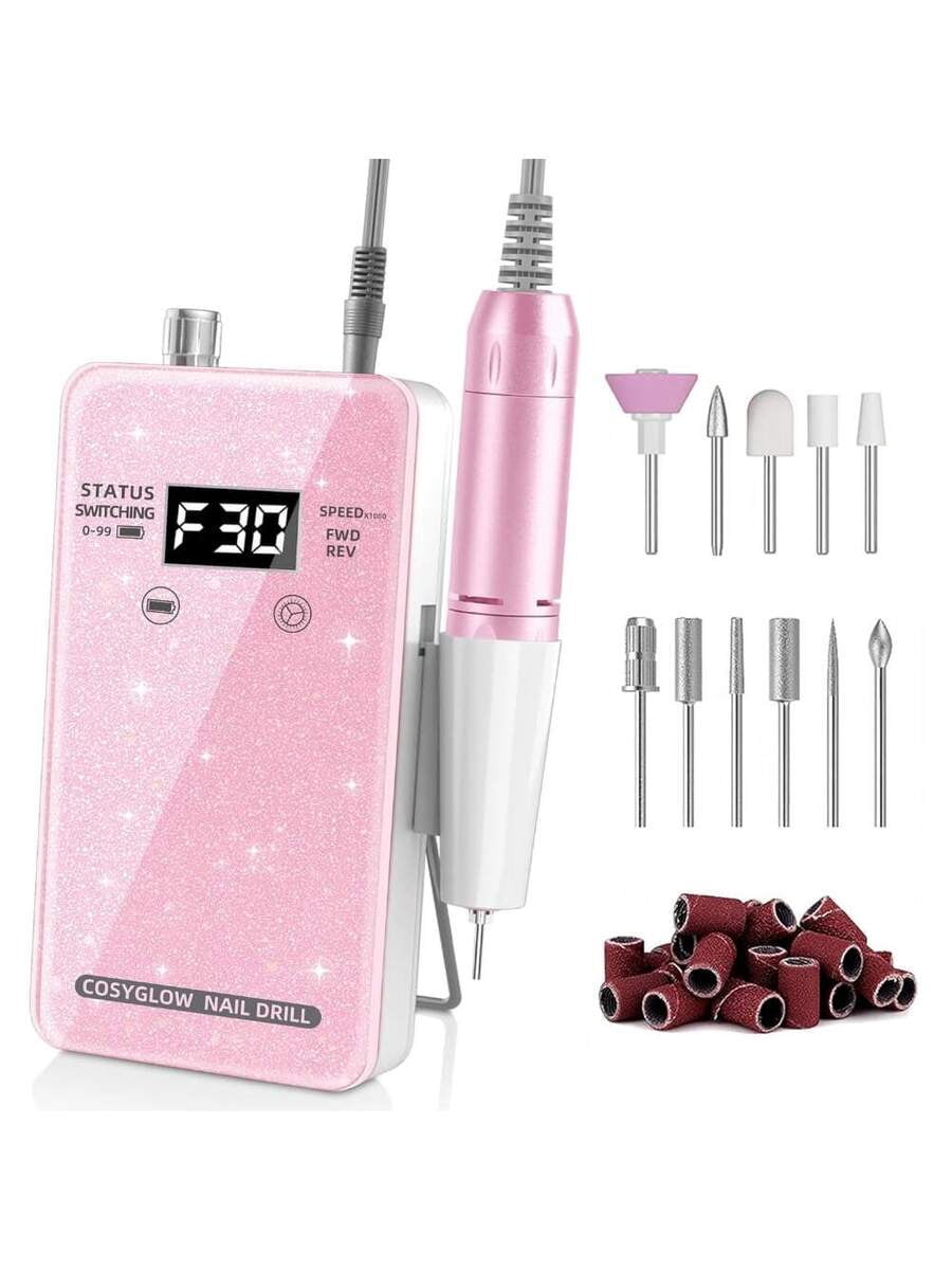 Roll Over Image To Zoom In Professional Electric Cordless Nail Drill ...