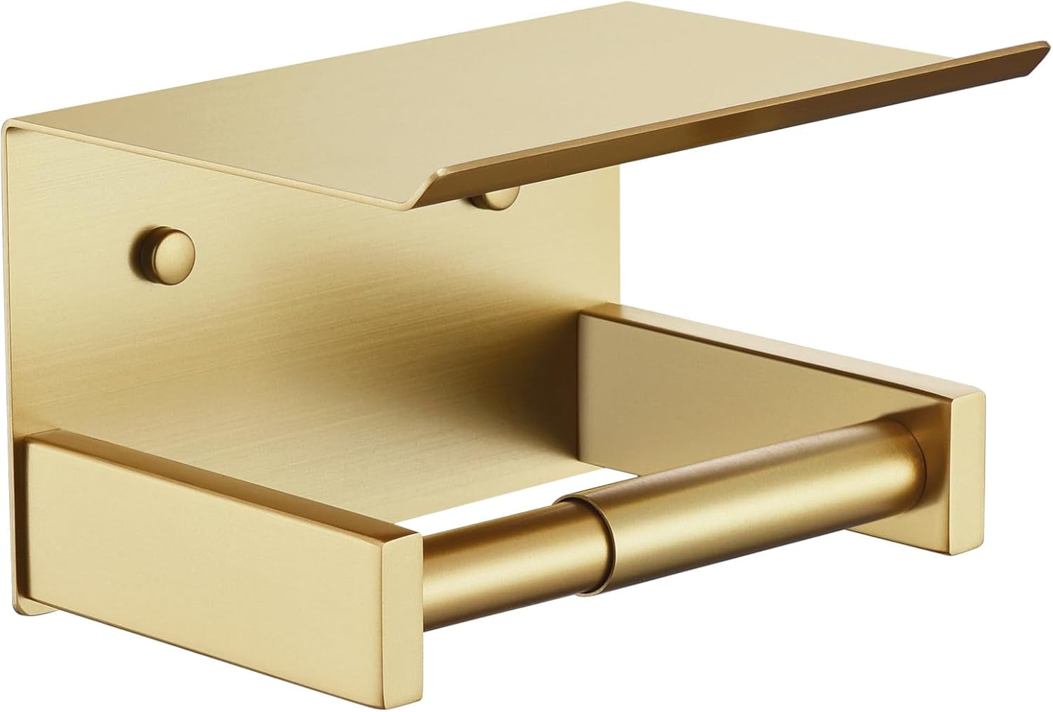 Roll Paper Holder Spring Loaded Tissue Paper Holder Bathroom Toilet ...