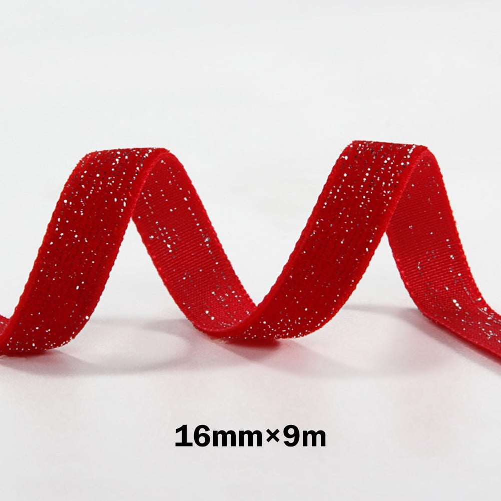 Roll Ribbon Colorful Glitter Elastic Ribbon Starry Velvet Ribbon Gift ...