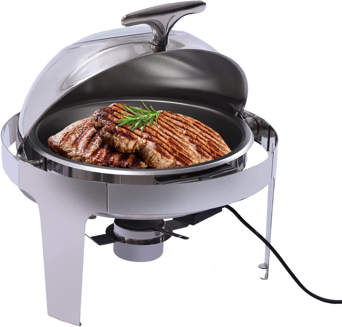 Roll Top Chafing Dish Buffet Set,Round Chafing Dish Buffet Set ...
