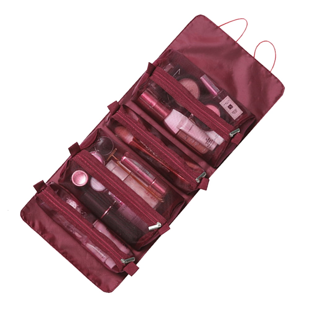 Roll Up Detachable Toiletry Hanging Travel Make up Organizer Bags ...