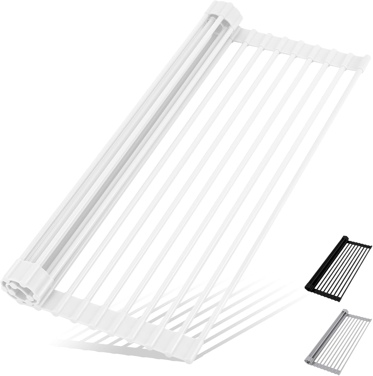 Roll Up Dish Drying Rack - Over The Sink, Multipurpose Foldable Sink ...