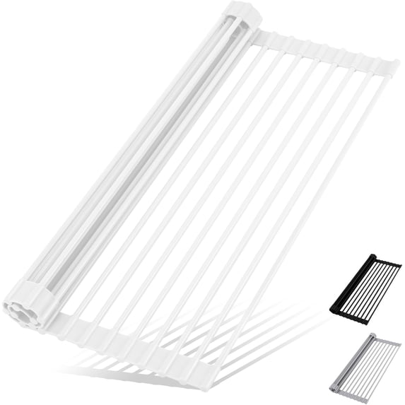 Roll Up Dish Drying Rack - Over The Sink, Multipurpose Foldable Sink ...