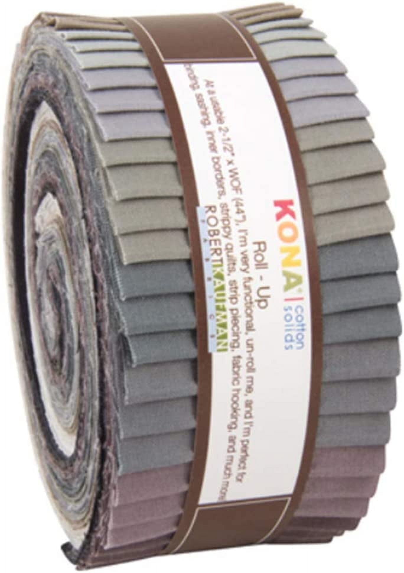 Roll-Ups Kona(R) Cotton Solids Gray Area Palette Greys Neutrals Robert ...