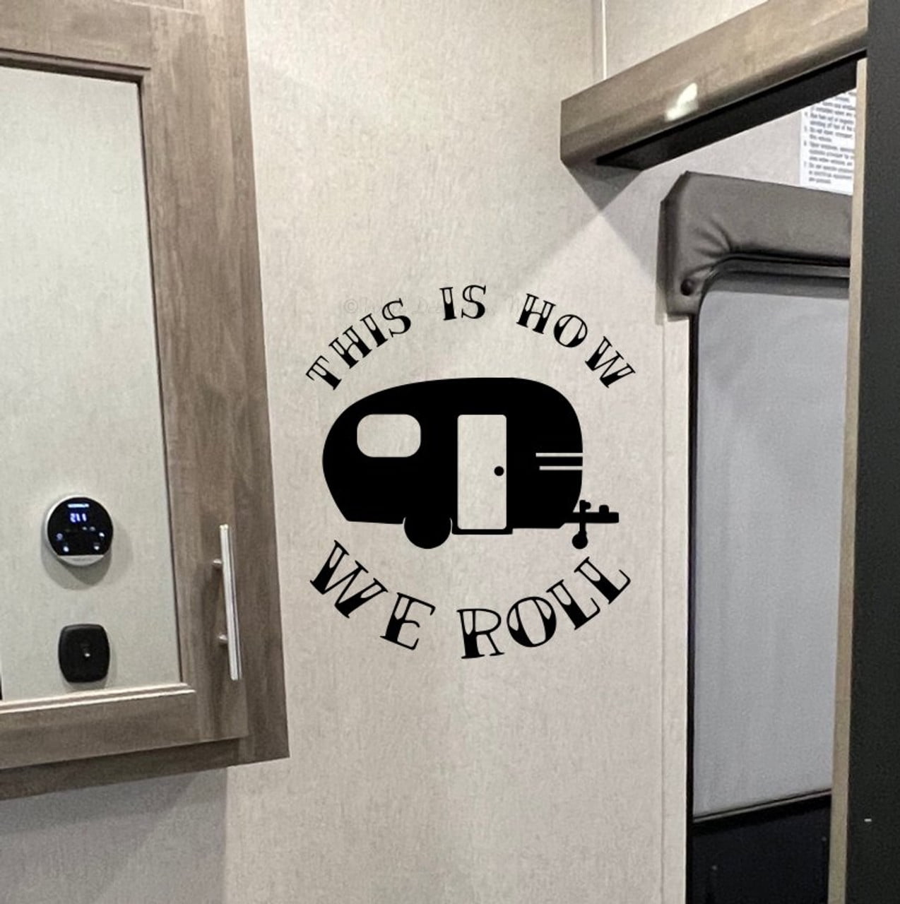 This Is How We Roll Vintage Camper RV Decals - Vinyl Camper Decals ...