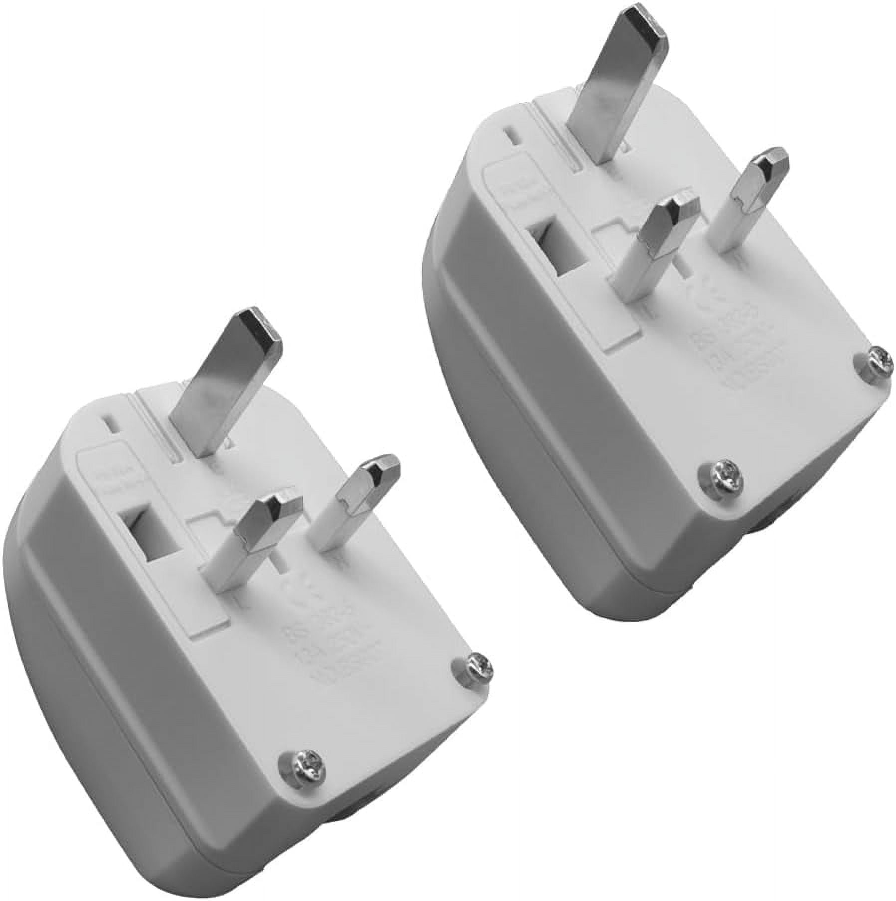 Roll over image to zoom in (2 Pack) DIY Rewireable AU to UK Plug 13A ...