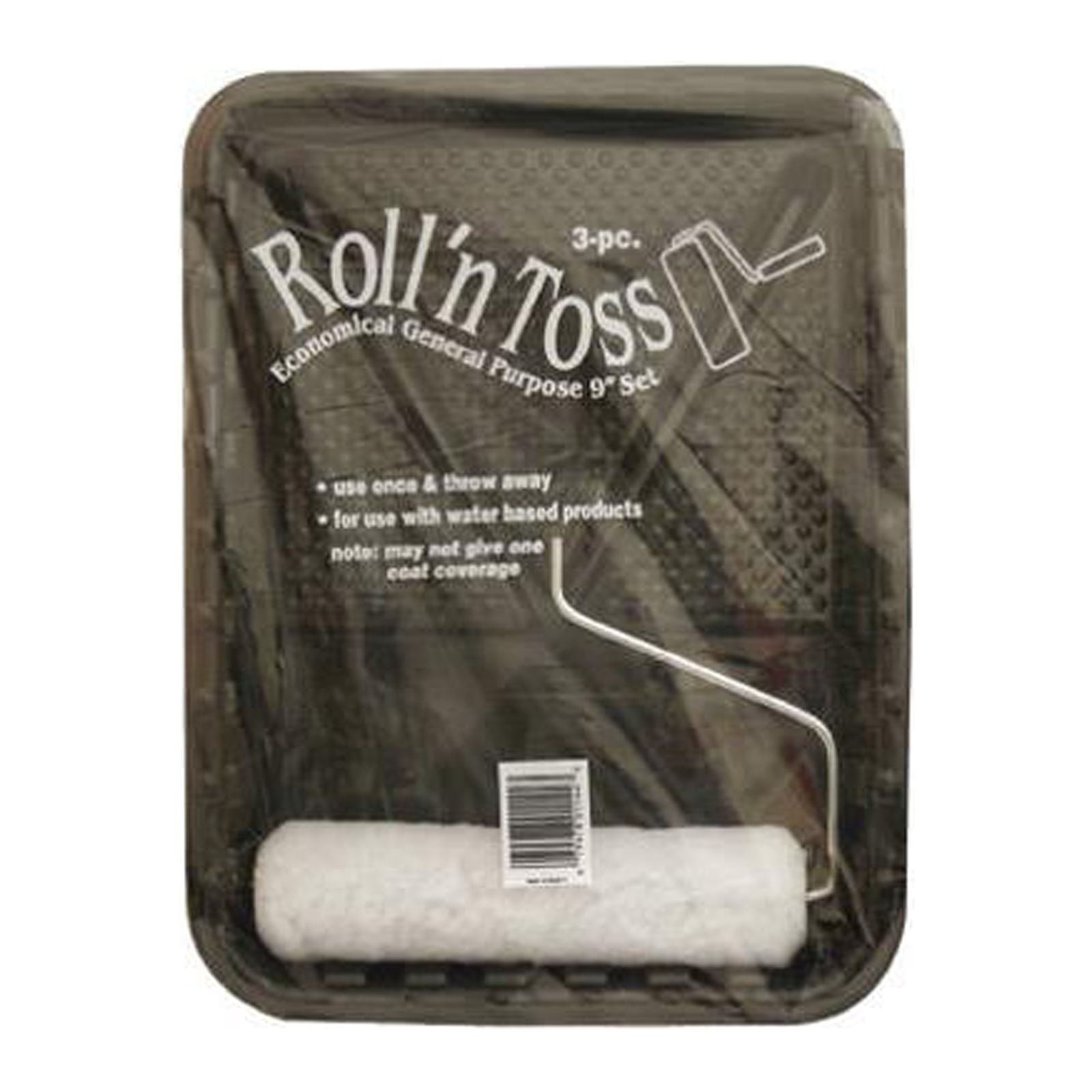 Roll 'n' Toss RTT-300 3-Pc. Paint Roller Set, 9 In. - Quantity 12 ...