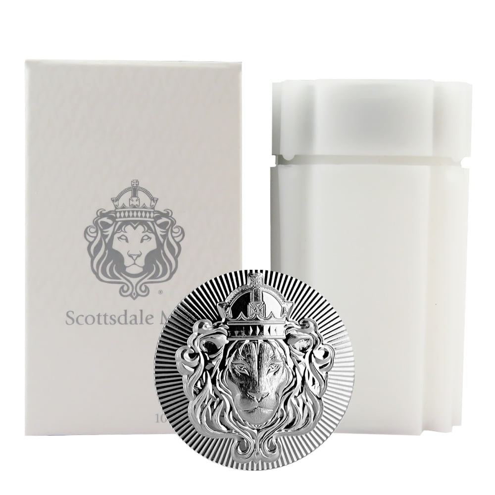 Roll of 10 - 2 Troy oz Scottsdale Stacker .999 Fine Silver Round ...