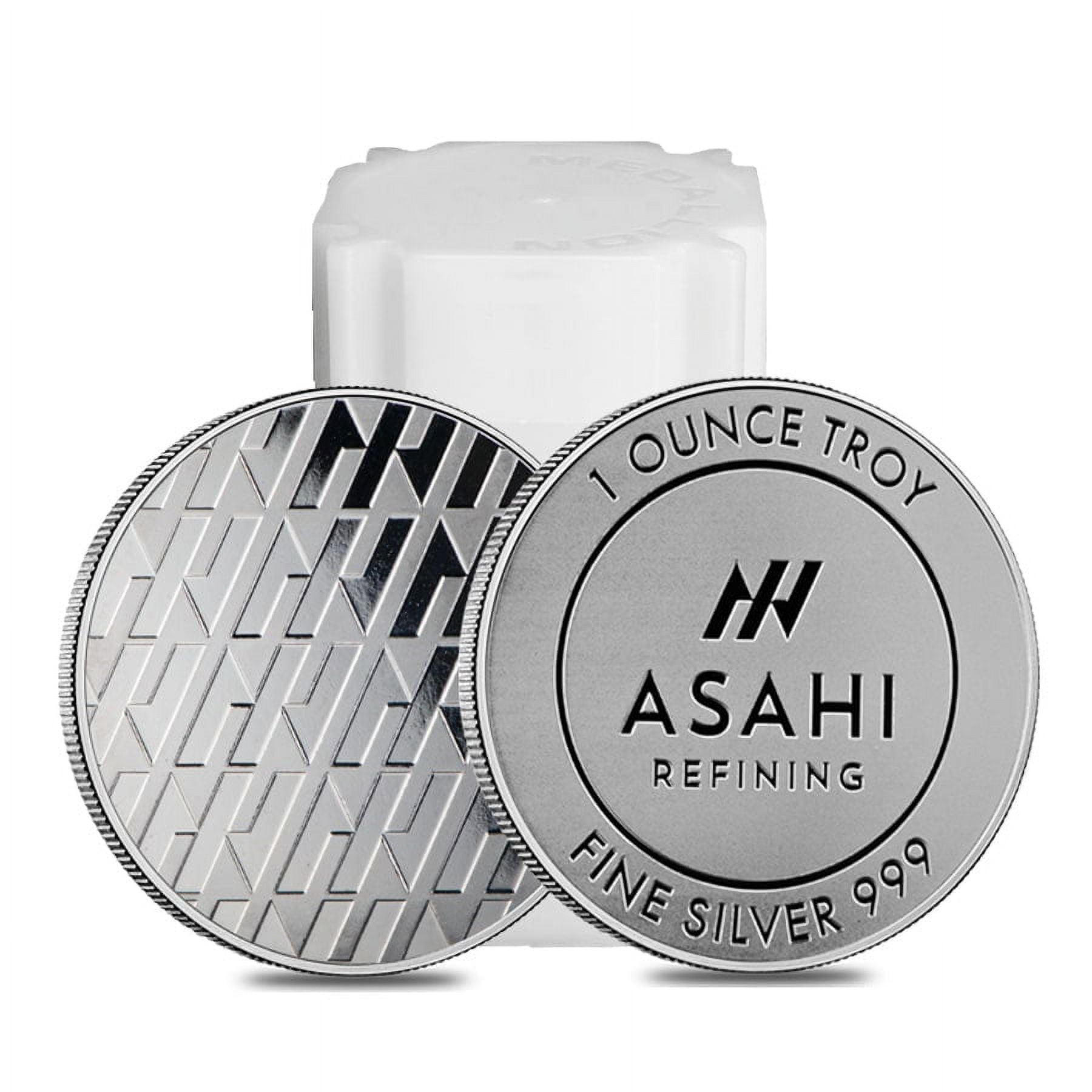 Asahi Refinery 1oz Silver Rounds .999 Fine, Roll of 20 - Walmart.com