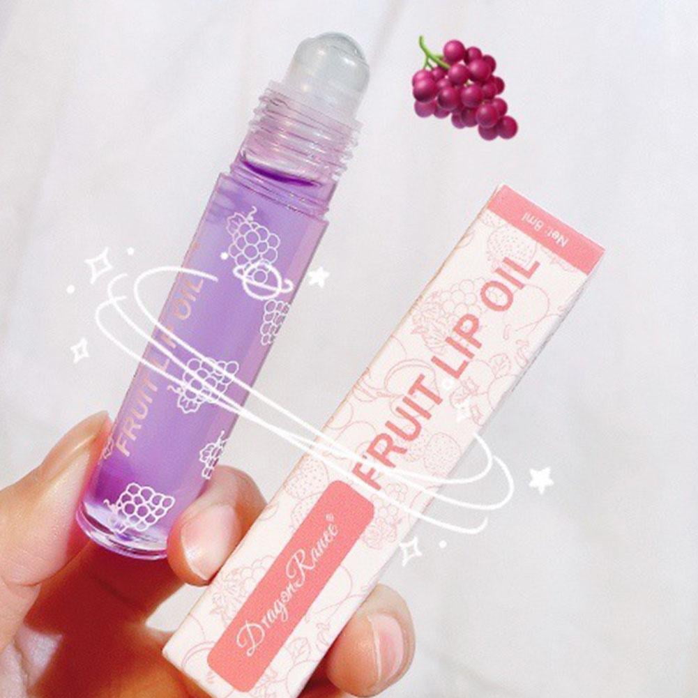 Roll-on Lip Gloss Fruit Lip Oil For Kids Transparents Make Moisturizing ...