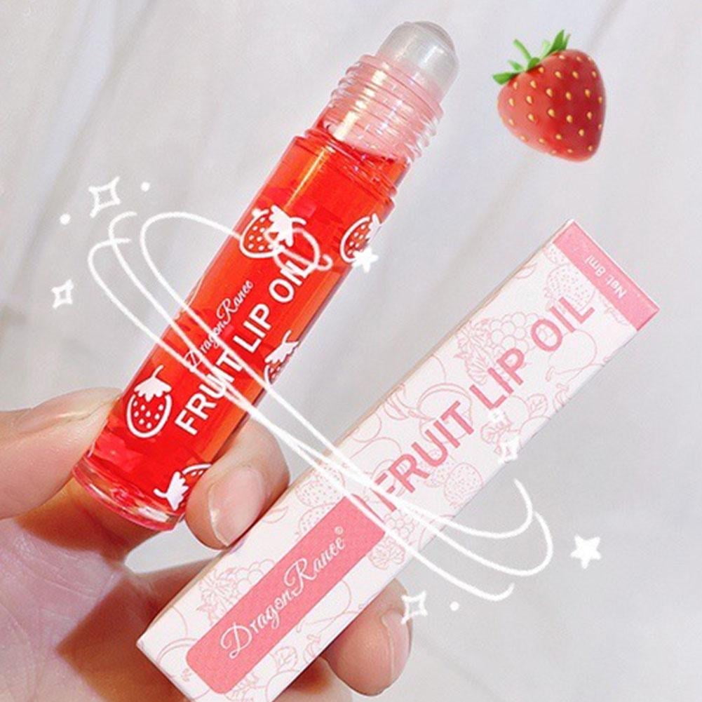 Roll-on Lip Gloss Fruit Lip Oil For Kids Transparents Make Up ...