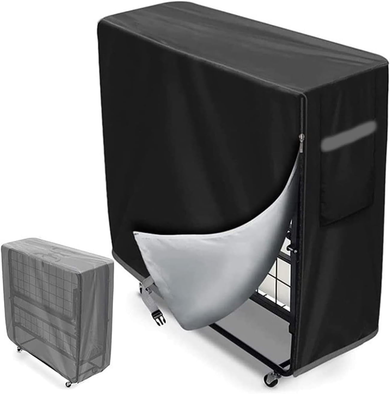 Rollaway Bed Storage Cover, Folding Bed Storage Cover With Zipper ...