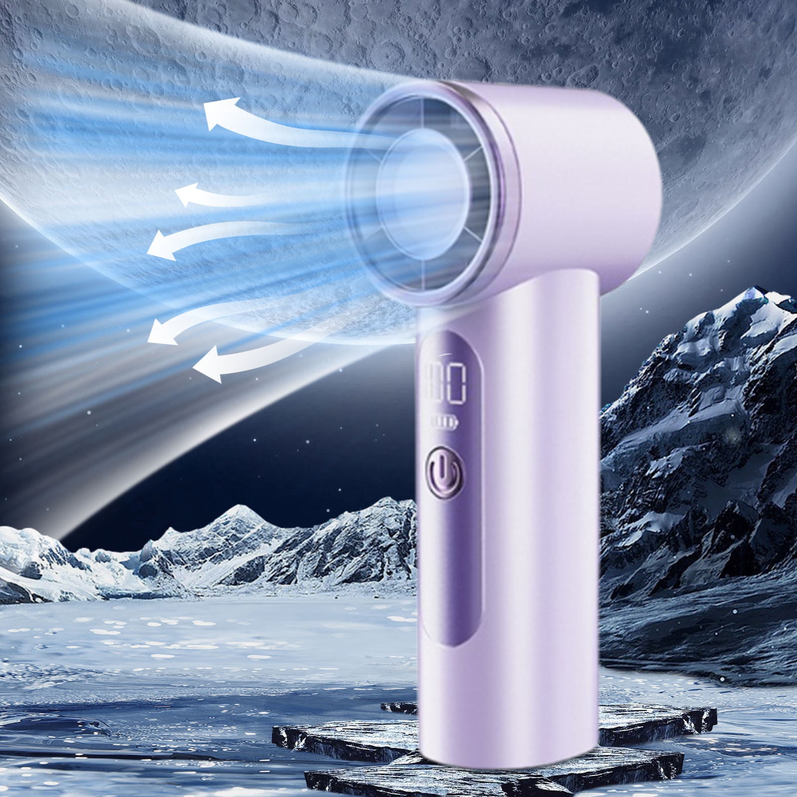 Rollback! High-Speed Mini Handheld USB Fan, Turbo Power Portable Fan ...