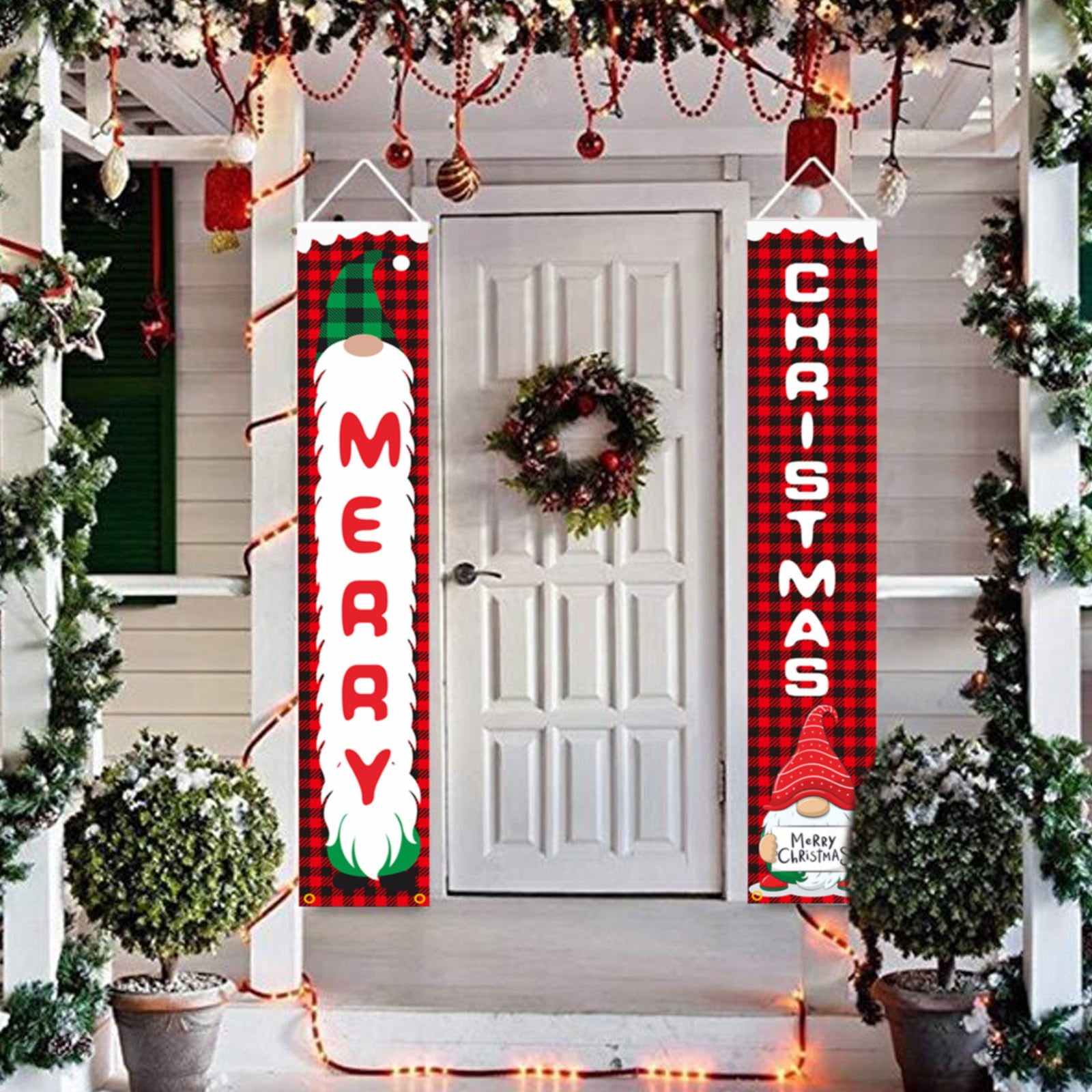 Rollback Holiday Decor Welcome Sign For Front Door Porch Decor Porch ...