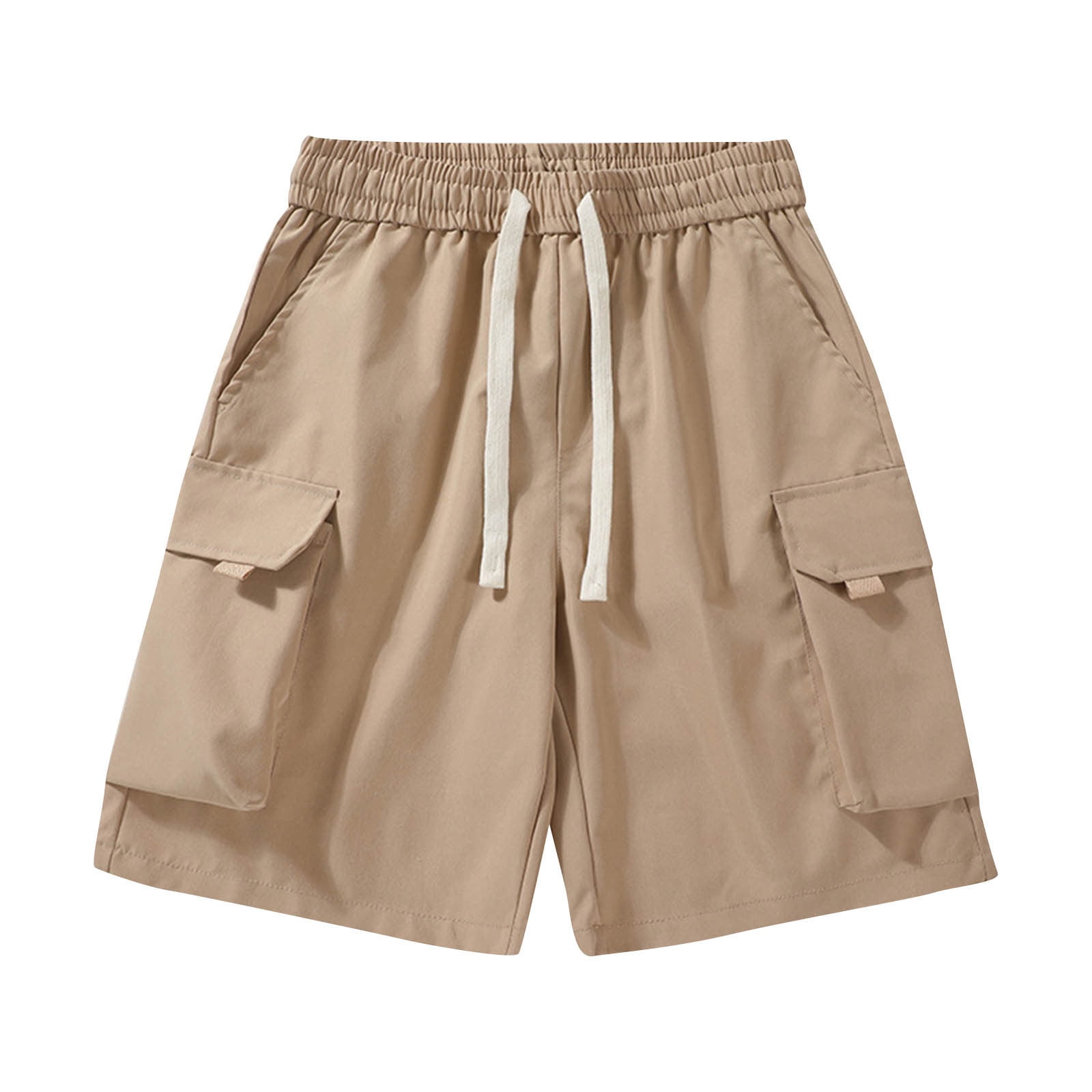 Rollback SMihono Men's Baggy Cargo Shorts Summer Solid Color Multi ...