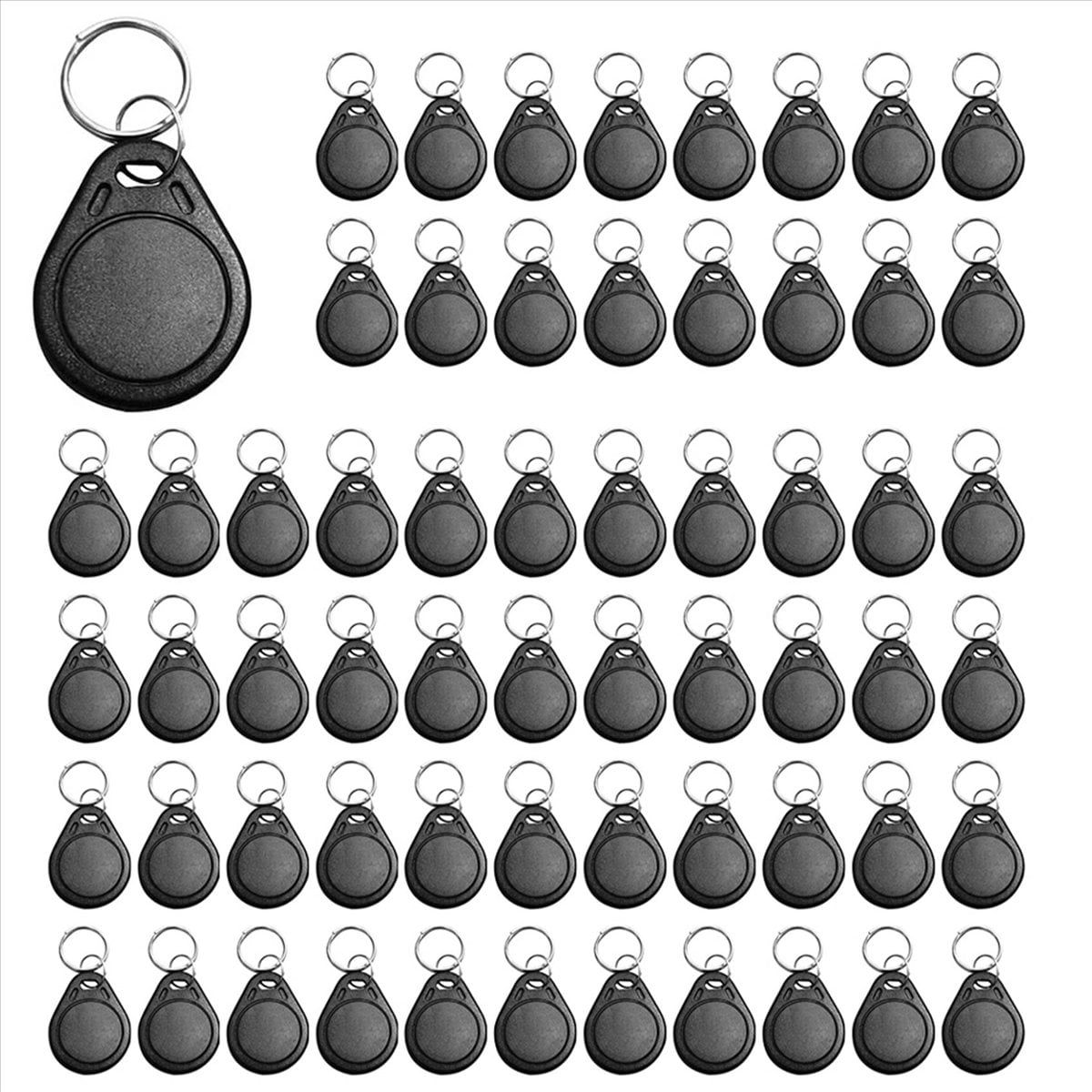 Rollbacks & More 100Pcs T5577 Writable 125kHz RFID Key Fob Proximity ID ...
