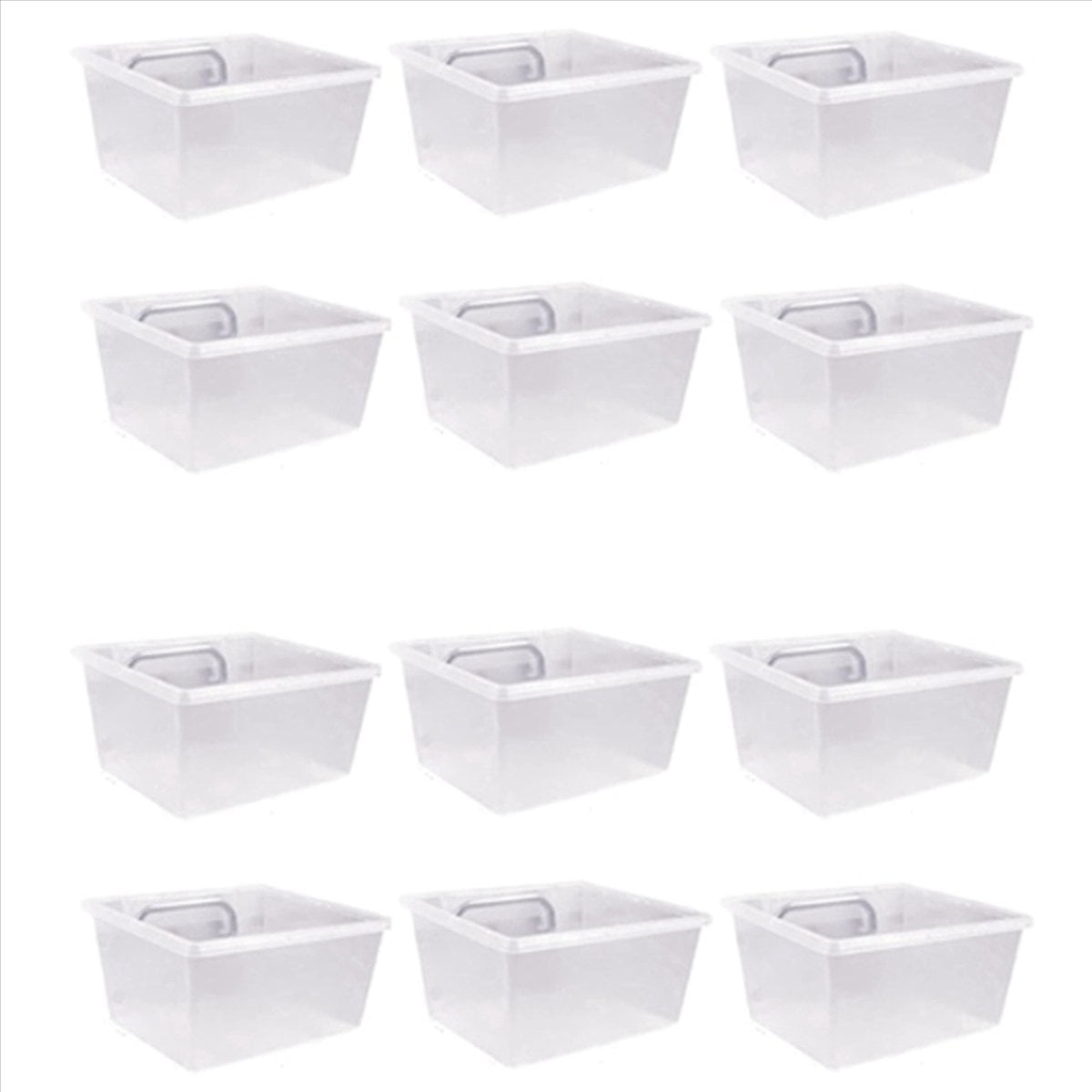 Rollbacks & More 12 Pack Pegboard Clear Bins, Bins Hooks, DIY ...