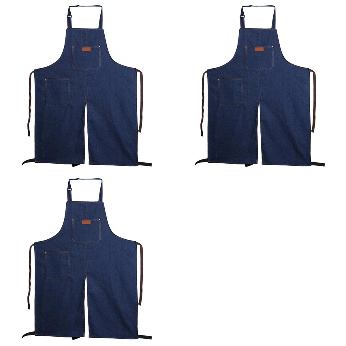 Rollbacks & More 3X Adjustable Split Leg Pottery Apron with Pocket DIY ...
