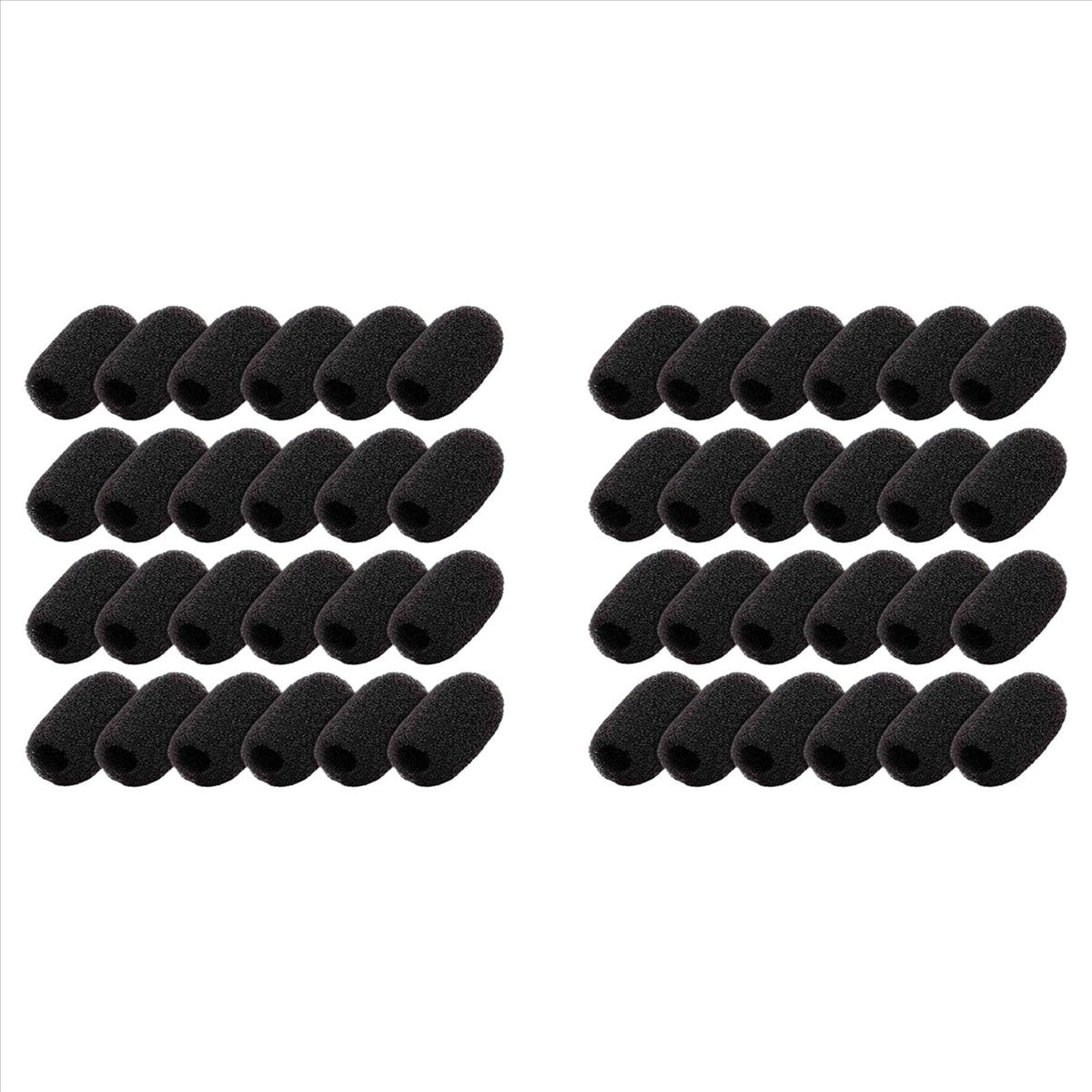 Rollbacks & More 48Pack Mini Foam Windscreen Lapel Headset Microphone ...