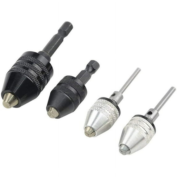 Rollbacks & More 4PCS Drill Chuck Quick Change Adapter Mini 3-Jaw ...