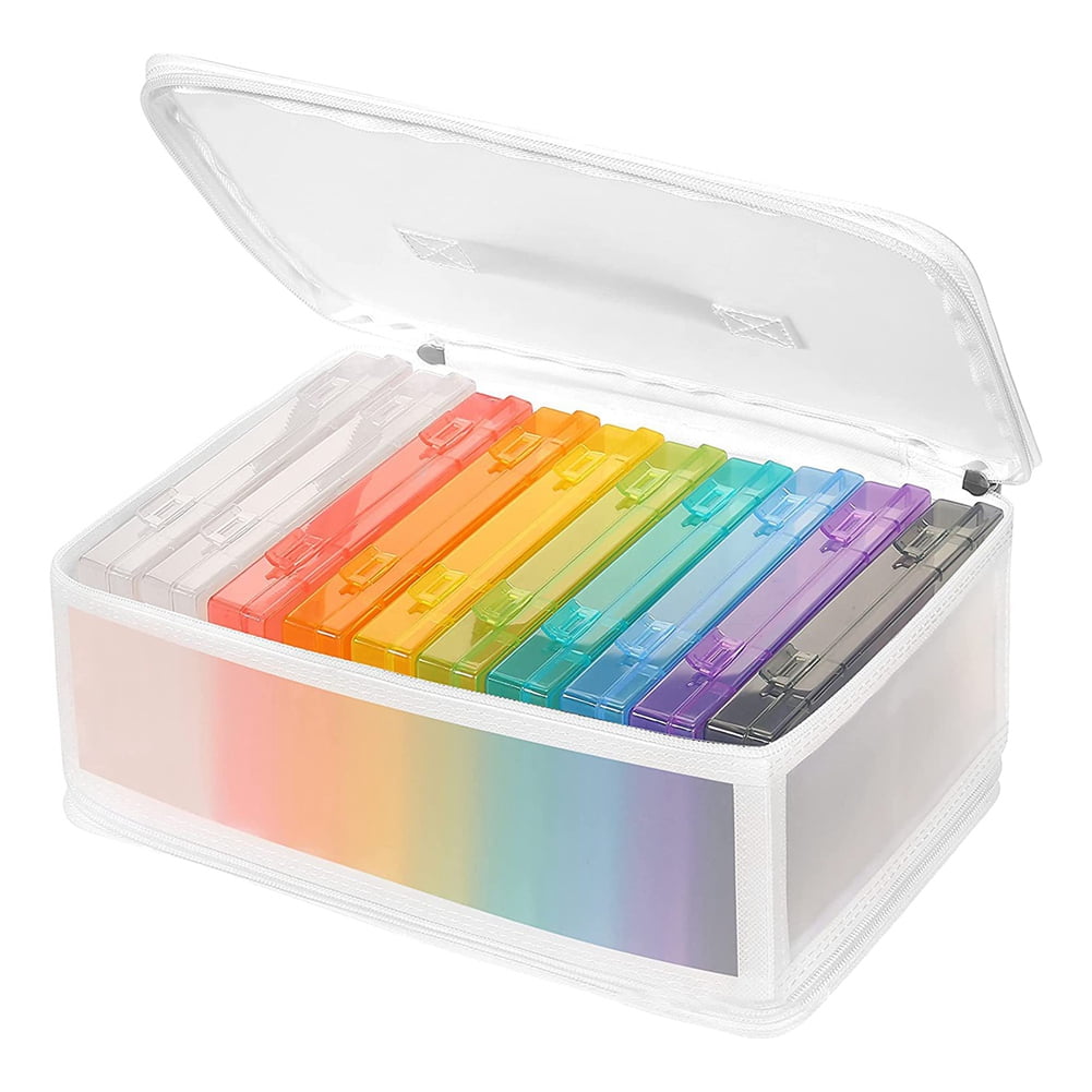 Rollbacks & More 4x6 Inch Photo Storage Boxes Case with Handle, 10 ...