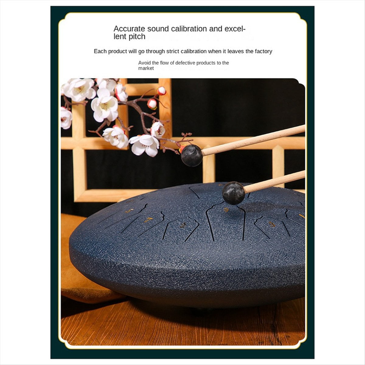 Rollbacks & More 6-Inch 8-Tone Sound Rain Drum Outdoor Percussion ...