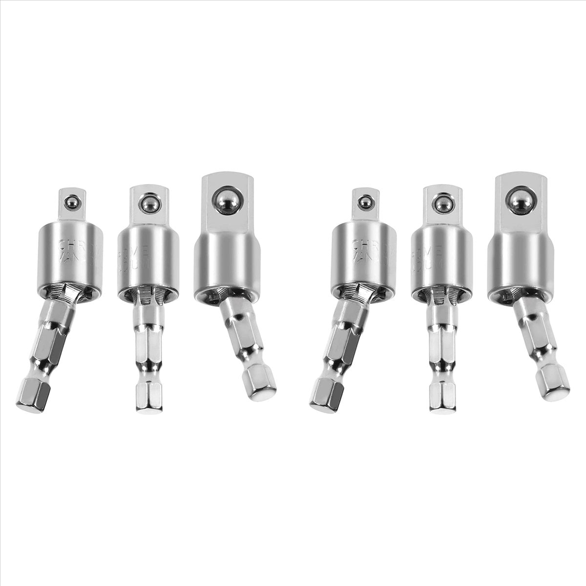 Rollbacks & More 6 Pack Impact Grade Socket Adapter 360-Degree ...