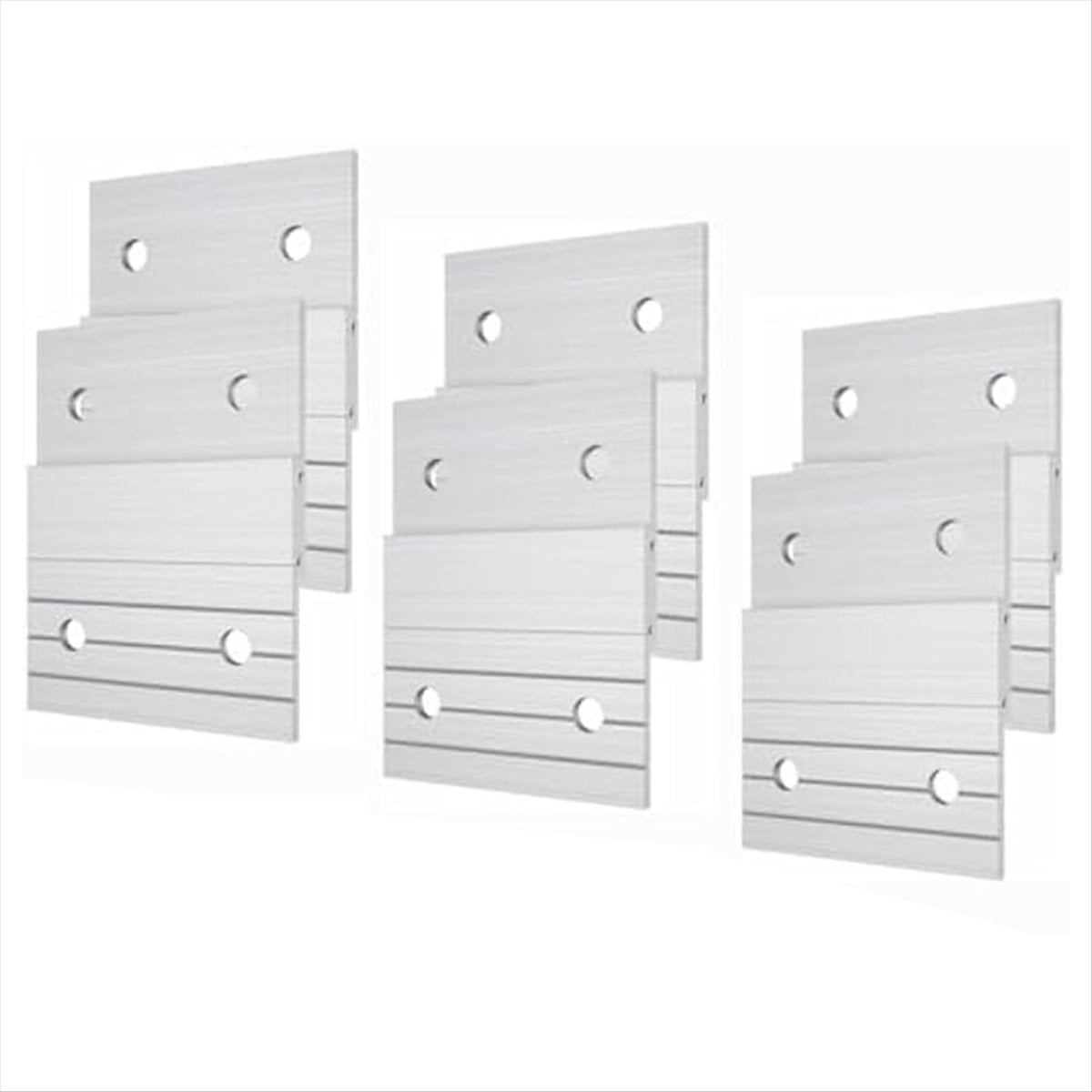 Rollbacks & More 6Pairs Z Clips French Cleat Picture Hanger Aluminum ...