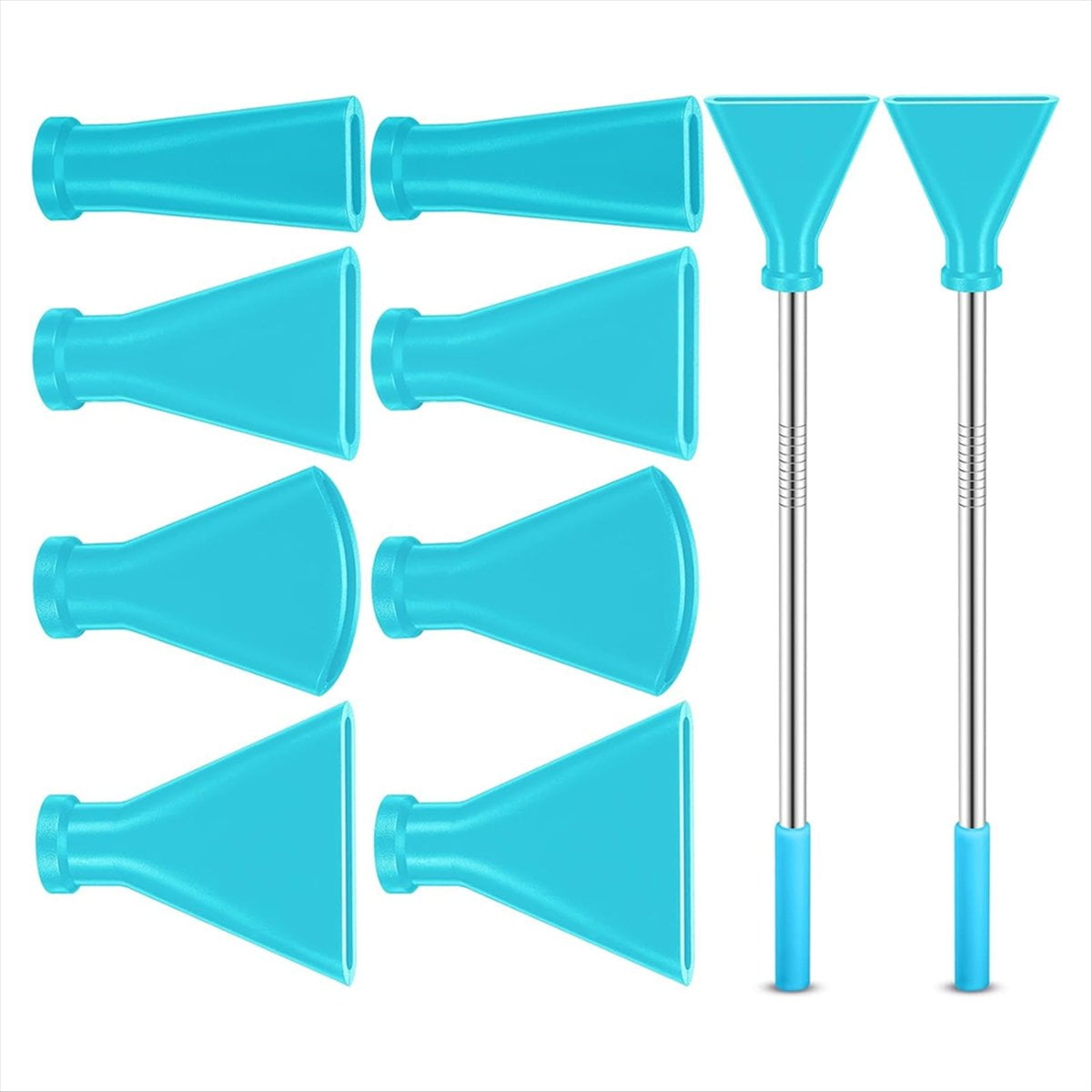 Rollbacks & More 8 Pcs Acrylic Pouring Paint Supplies, Stainless Steel ...