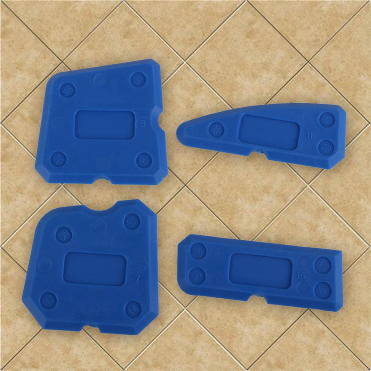 Rollbacks & More 8 Pcs Silicone Sealant Spreader Profile Applicator ...