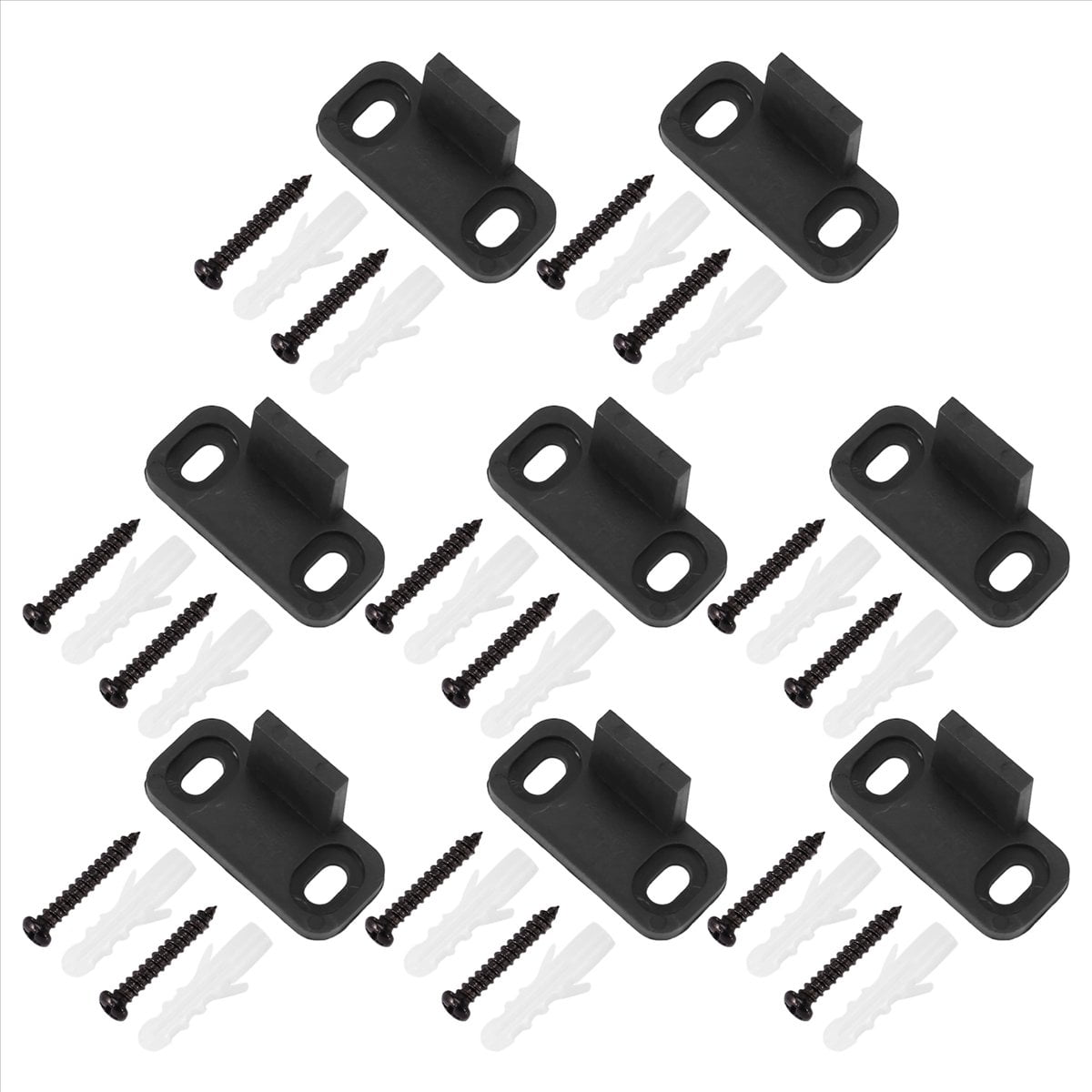 Rollbacks & More 8 Pieces Sliding Barn Door Floor Guides Closet ...