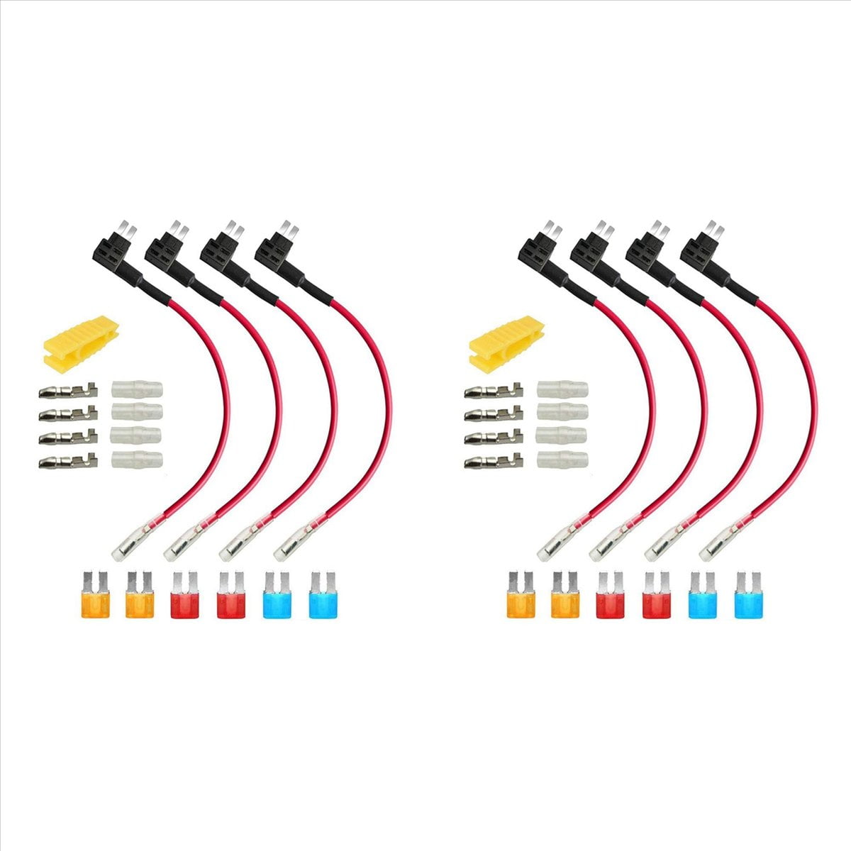 Rollbacks & More 8Pcs 12V-24V Add-A-Circuit Micro2 Fuse Tap, Piggy Back ...