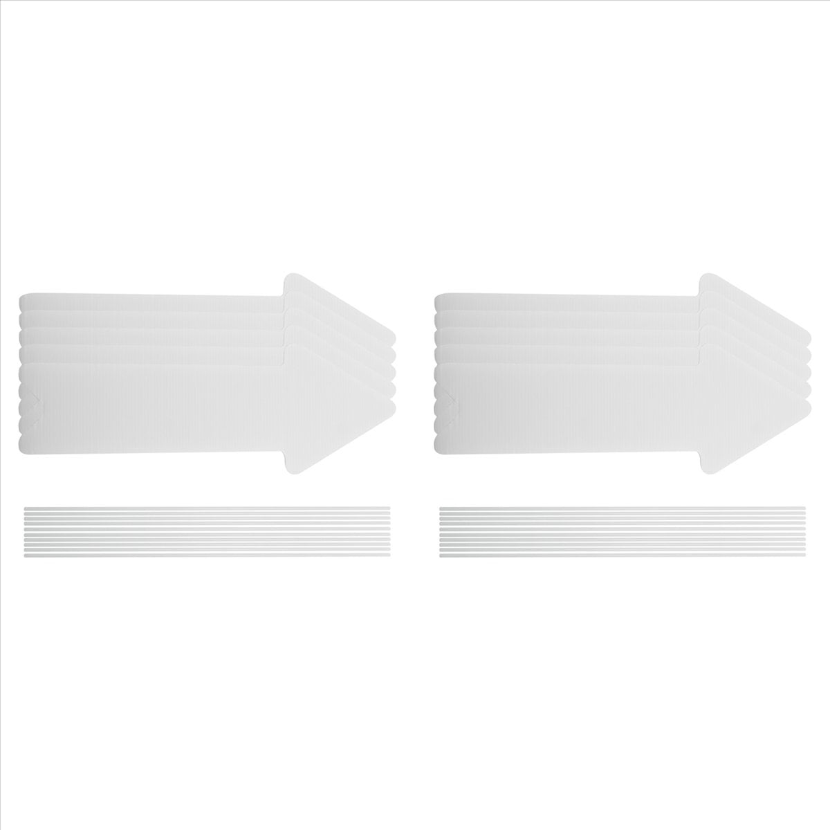 Rollbacks & More Blank Yard Signs with Stakes, 10 Pack 17 X 6 Inches ...
