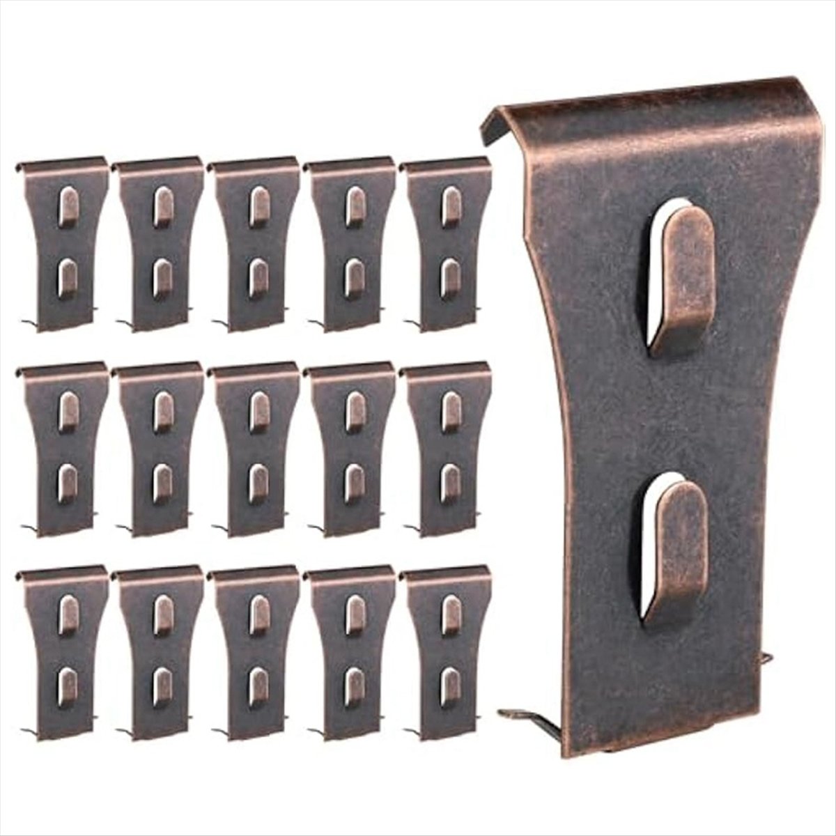 Rollbacks & More Brick Clips,16Pc Clips for Hanging Outdoors Hooks ...