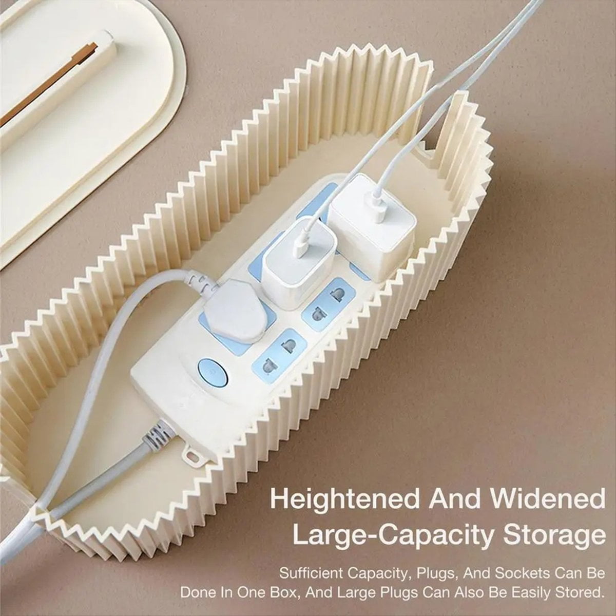 Rollbacks & More Cord Organizer Box Cable to Hide & Conceal Power ...