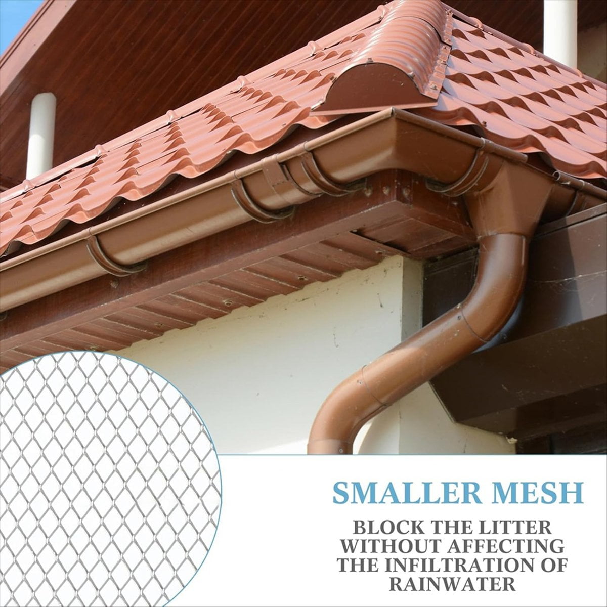 Rollbacks & More Gutter Guard Mesh Filter Cover DIY Screen Protection ...