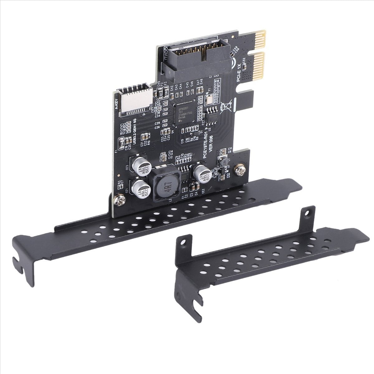 Rollbacks & More PCI-E 1X To USB 3.2 GEN1 5Gbps 20Pin Front Panel ...