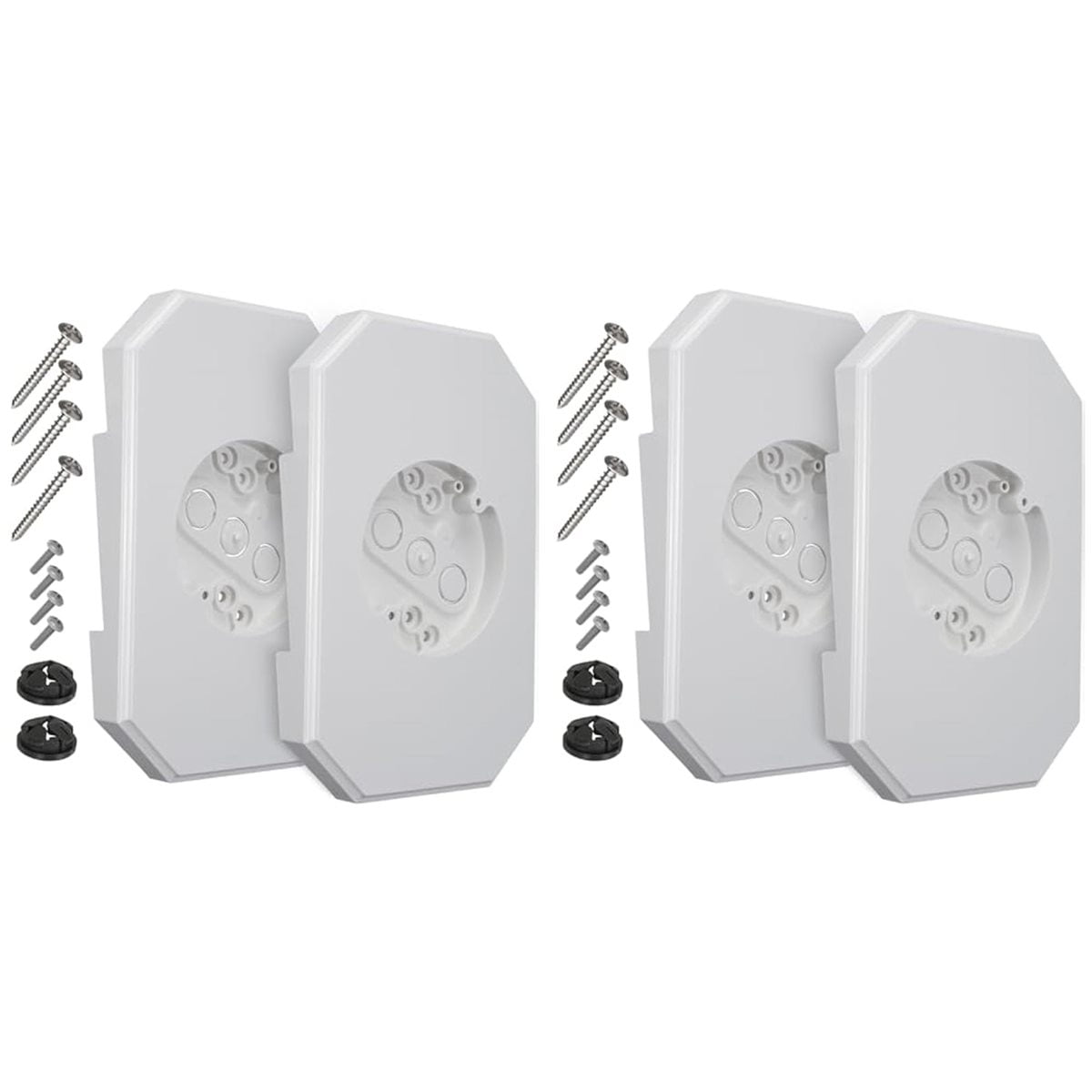 Rollbacks & More Siding Mounting Block,8141DBL Built-in Box Outdoor ...