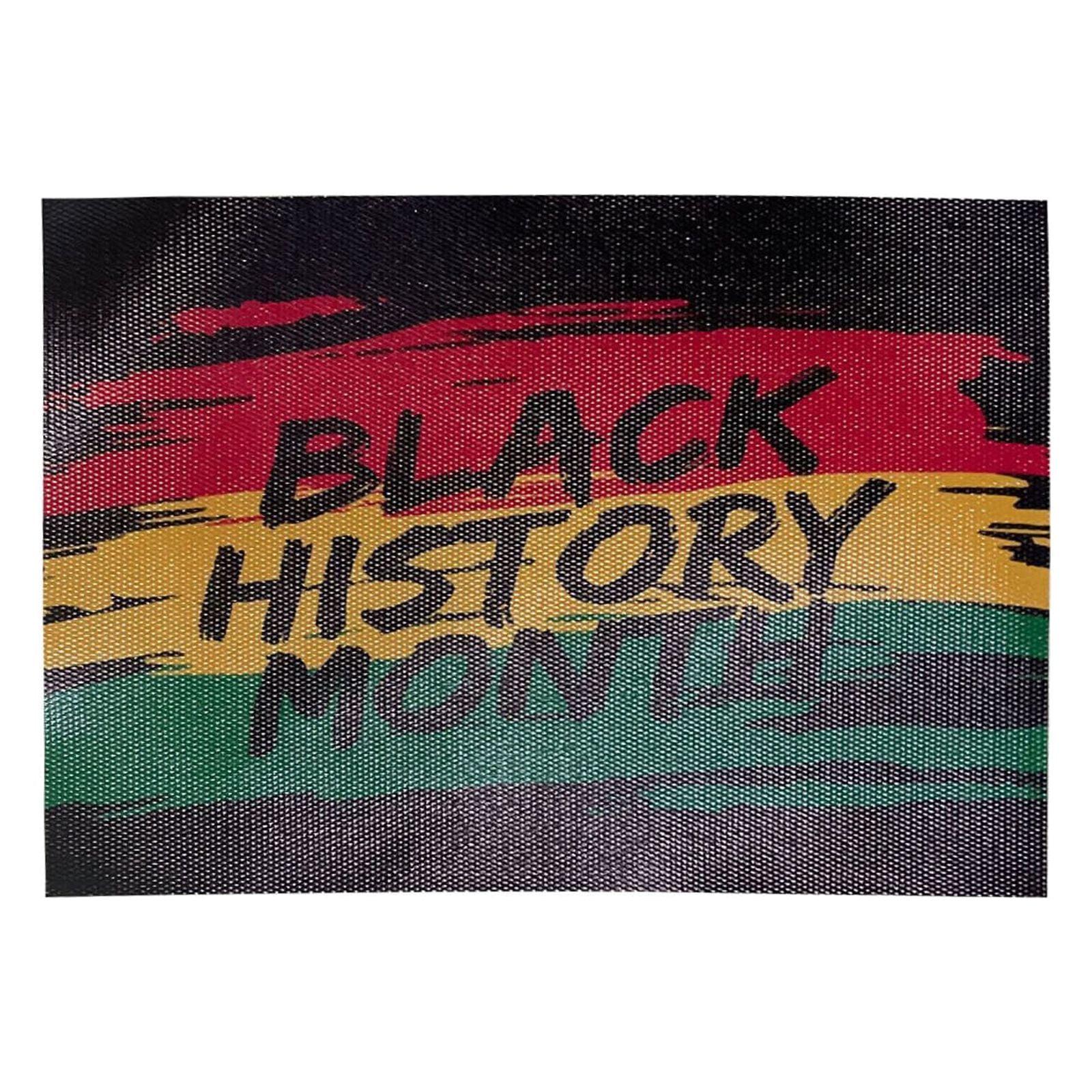 Rollbacks on Essentials Black History Month Anniversary Decorative Painting Single Canvas Core ...