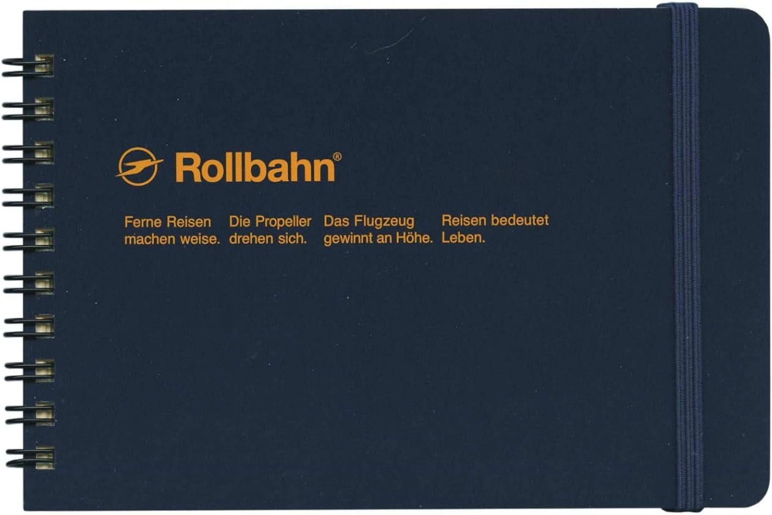 Rollbahn Spiral Horizontal Notebooks: 7 in. x 4 in. (Dark Blue ...