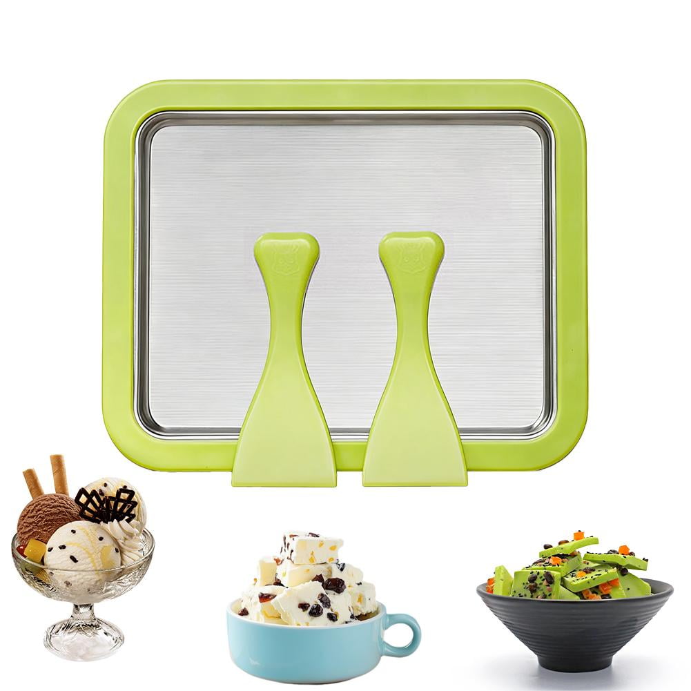 Rolled Ice Cream Maker Cold Sweet Fried Ice Pan Household Yogurt Maker ...