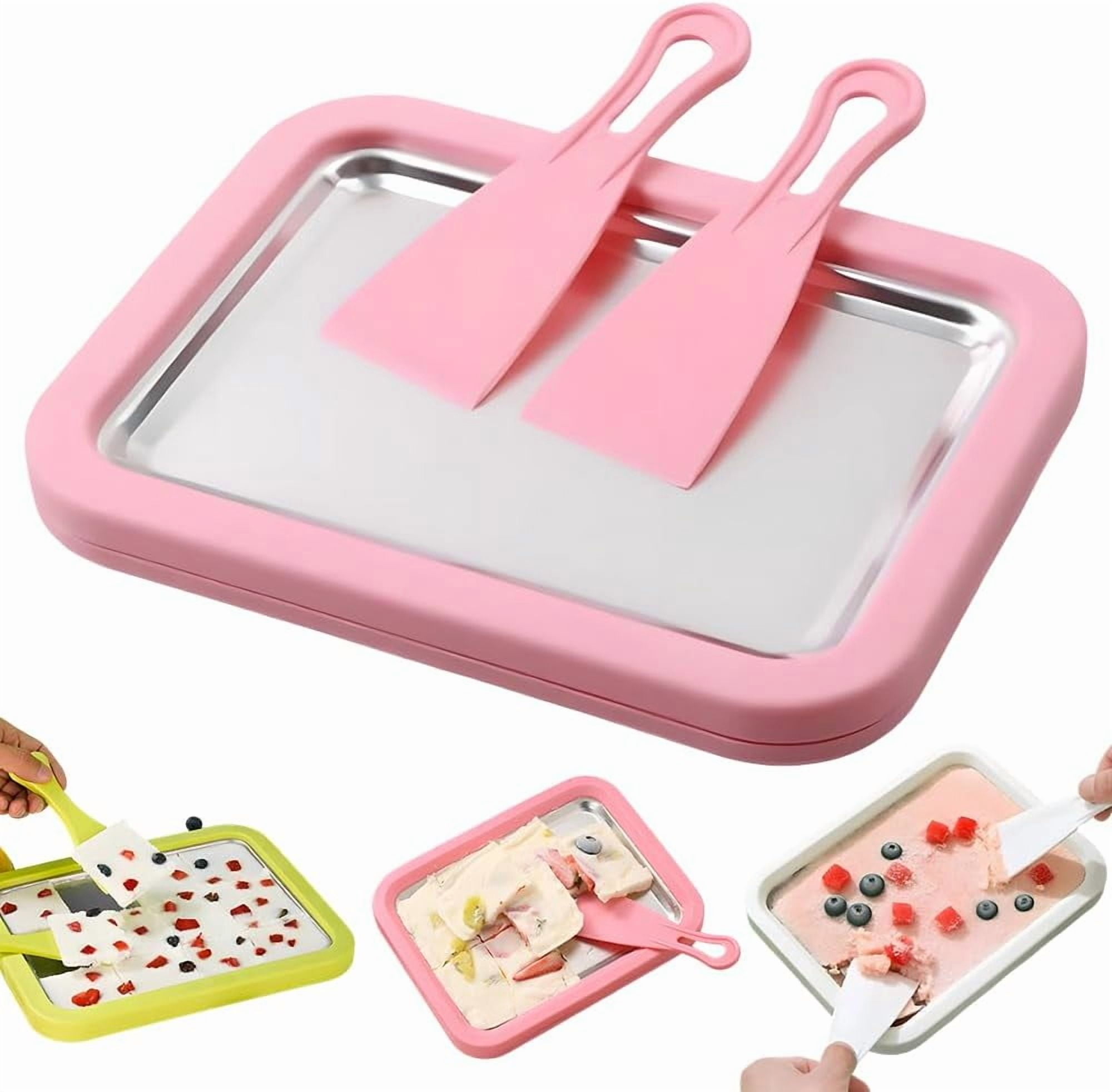 Rolled Ice Cream Maker Kit, At-Home Rolled Ice Cream Machine with ...