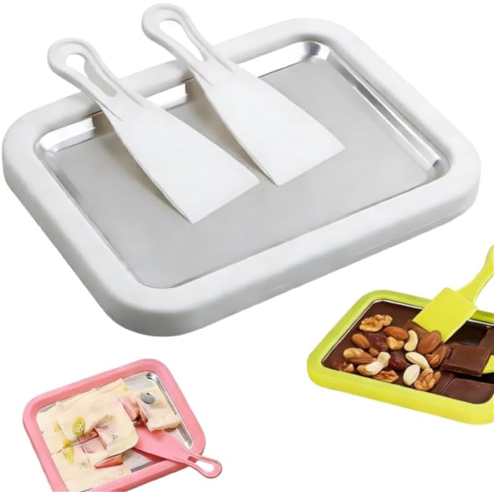 Rolled Ice Cream Maker, Rolled Ice Cream Tray, Ice Cream Maker Kit, At ...