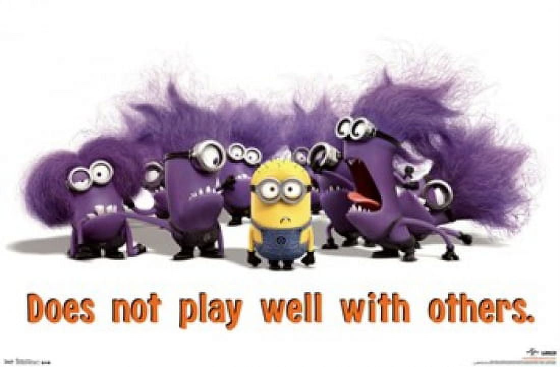 Rolled Poster Despicable Me 2 - Evil Minions Laminated 36" x 24' Framed ...