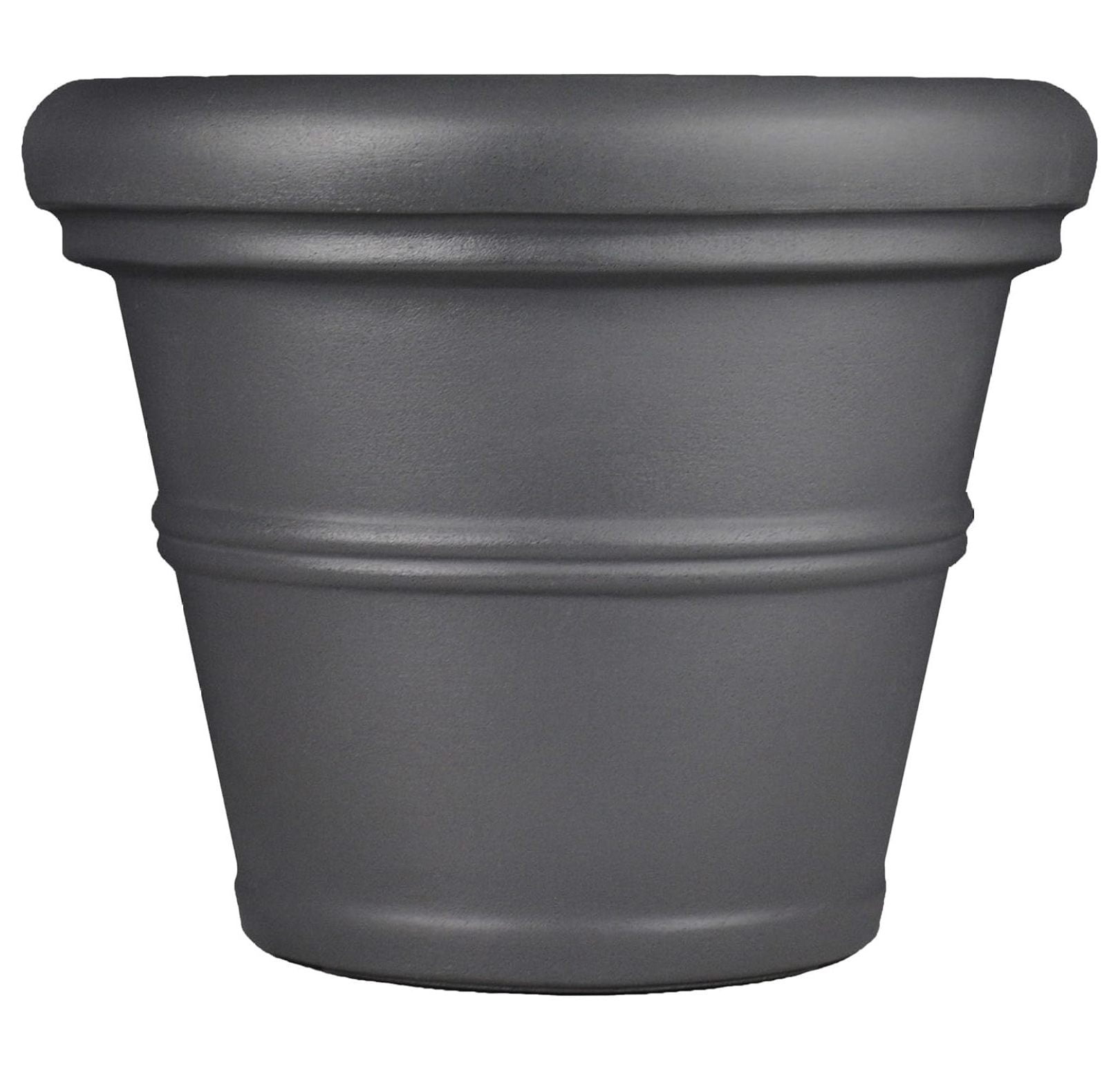 Rolled Rim Garden Planter, 36-inch, Slate - Walmart.com