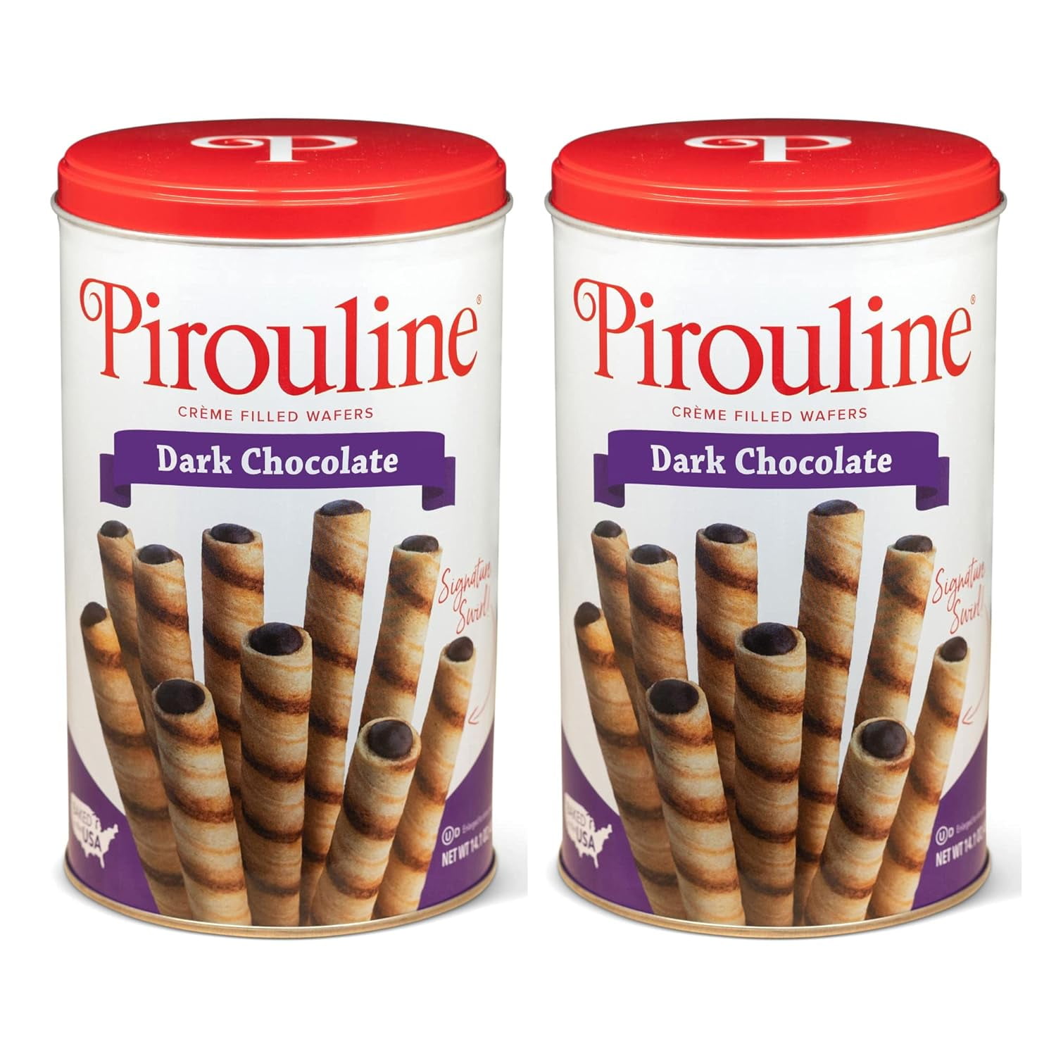 Rolled Wafers – Dark Chocolate – Rolled Wafer Sticks, Crème Filled ...